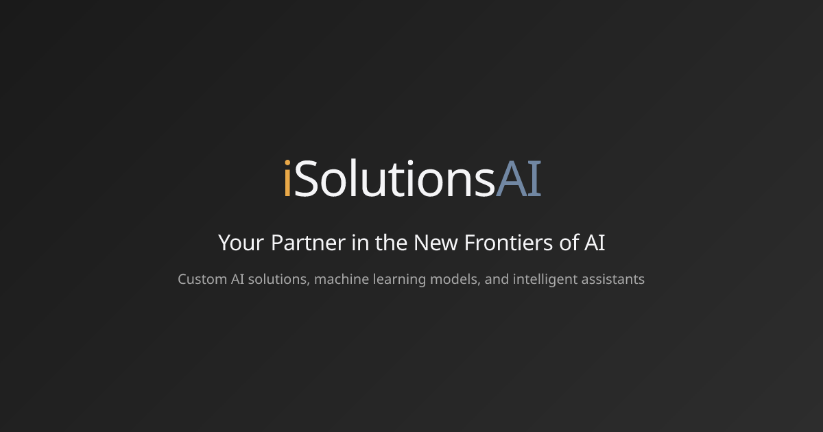 Sports Platforms — AI for Baseball & Beyond | iSolutionsAI